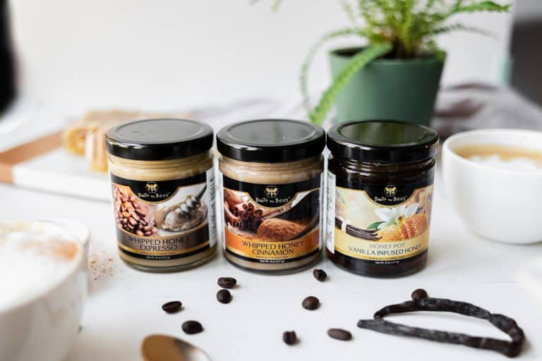Coffee Lovers Bundle has Cinnamon, Vanilla & Expresso Honeys.